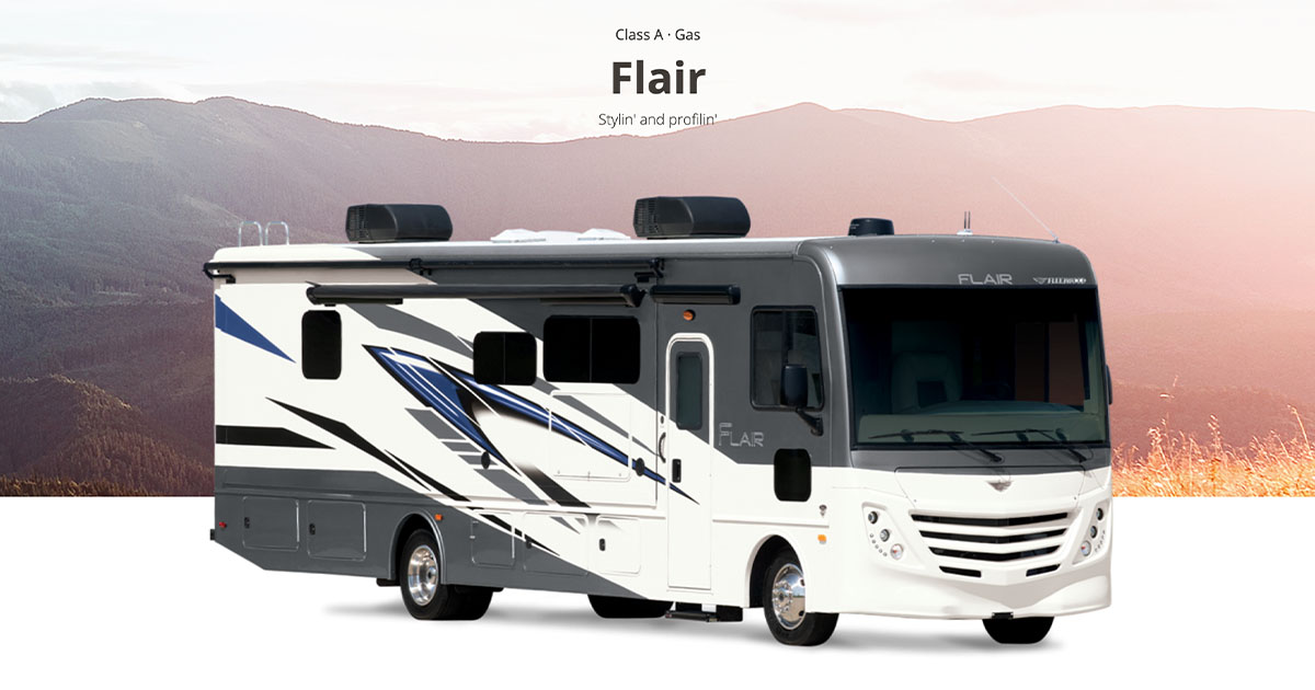 Flair RV - Class A Gas with Open Living Area - Fleetwood RV
