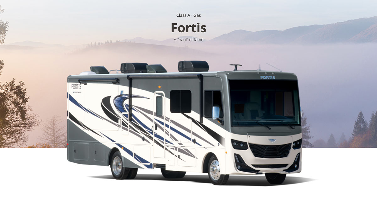 Fortis RV - Class A Gas with Increased Storage - Fleetwood RV