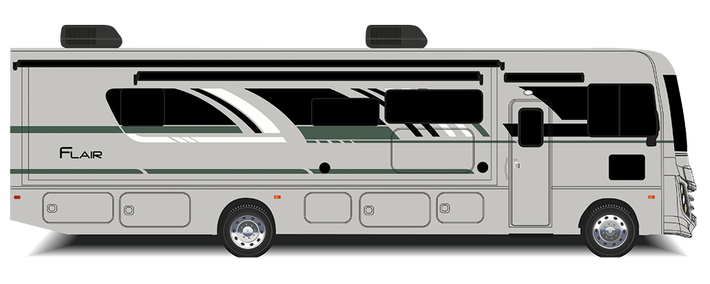 2025 Flair - Modest Class A Gas Motorhome - Fleetwood RV