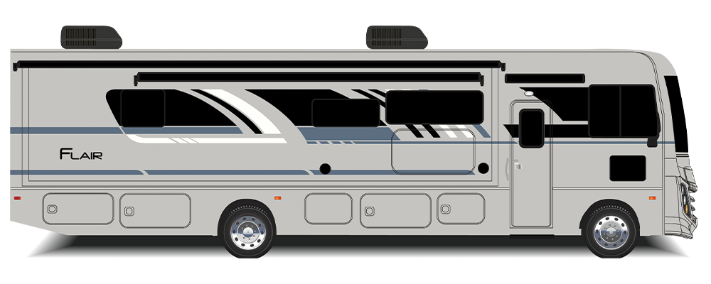 2025 Flair - Modest Class A Gas Motorhome - Fleetwood RV